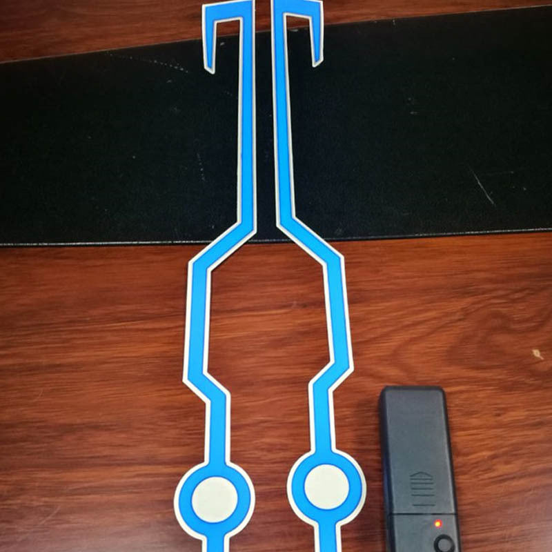 Helmet Motorcycle Light Riding Signal Strip Flashing Durable Kit Bar D ...